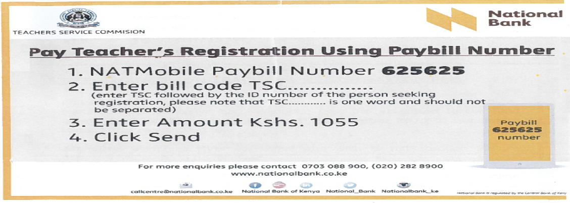 How to register for TSC number